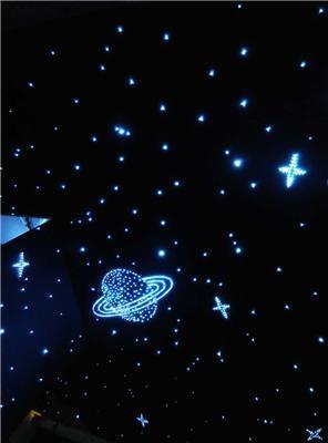深圳发光满天星星空板石膏板发光纤星空吊顶 中科商务网