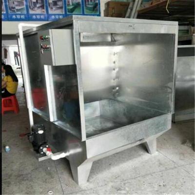 定做水幕式水帘柜 带转盘喷油柜 打磨喷漆柜 中科商务网